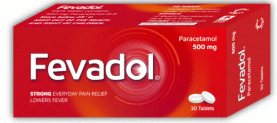 Fevadol 500mg 30 Tablet | Adam Pharmacies