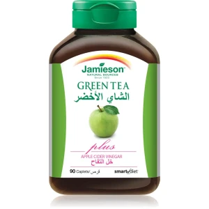 JAMIESON GREEN TEA PLUS APPLE VINEGER | 90 CAPLETS | Adam Pharmacies